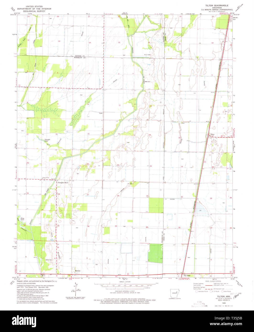 Map of tilton hi-res stock photography and images - Alamy