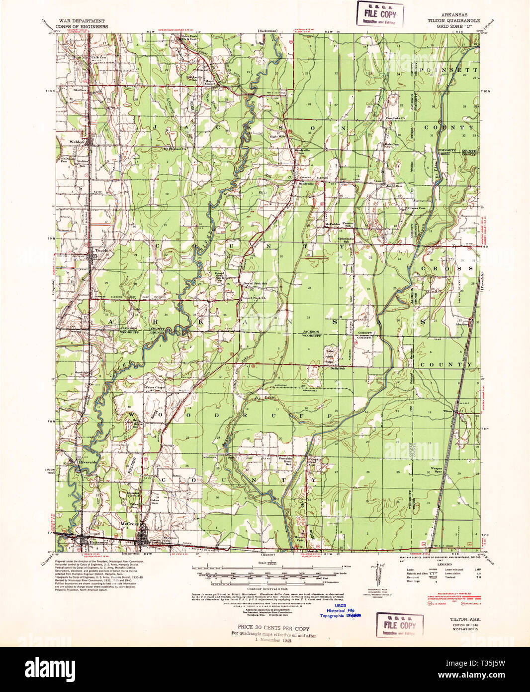 Map of tilton hi-res stock photography and images - Alamy
