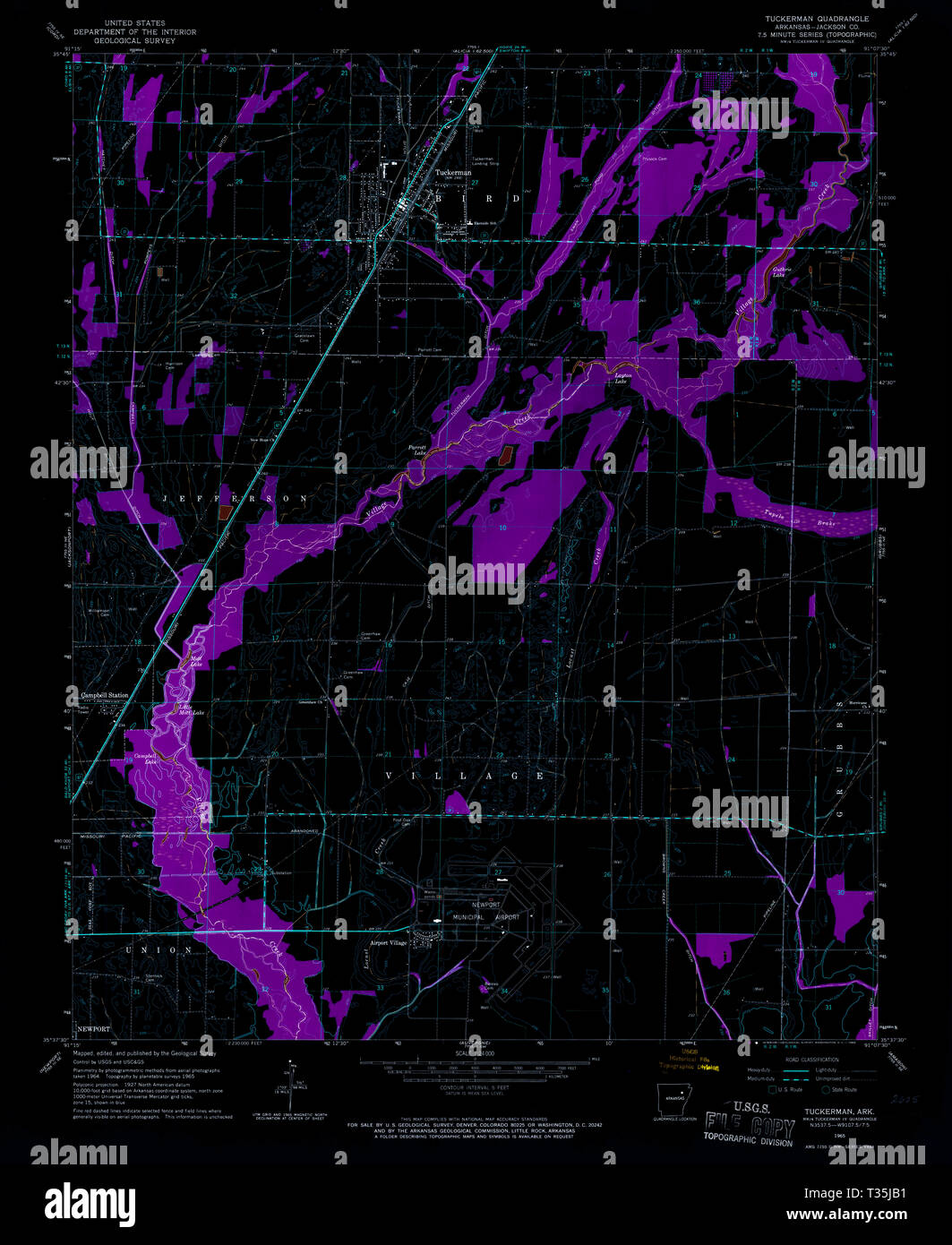 Map of tuckerman hi-res stock photography and images - Alamy