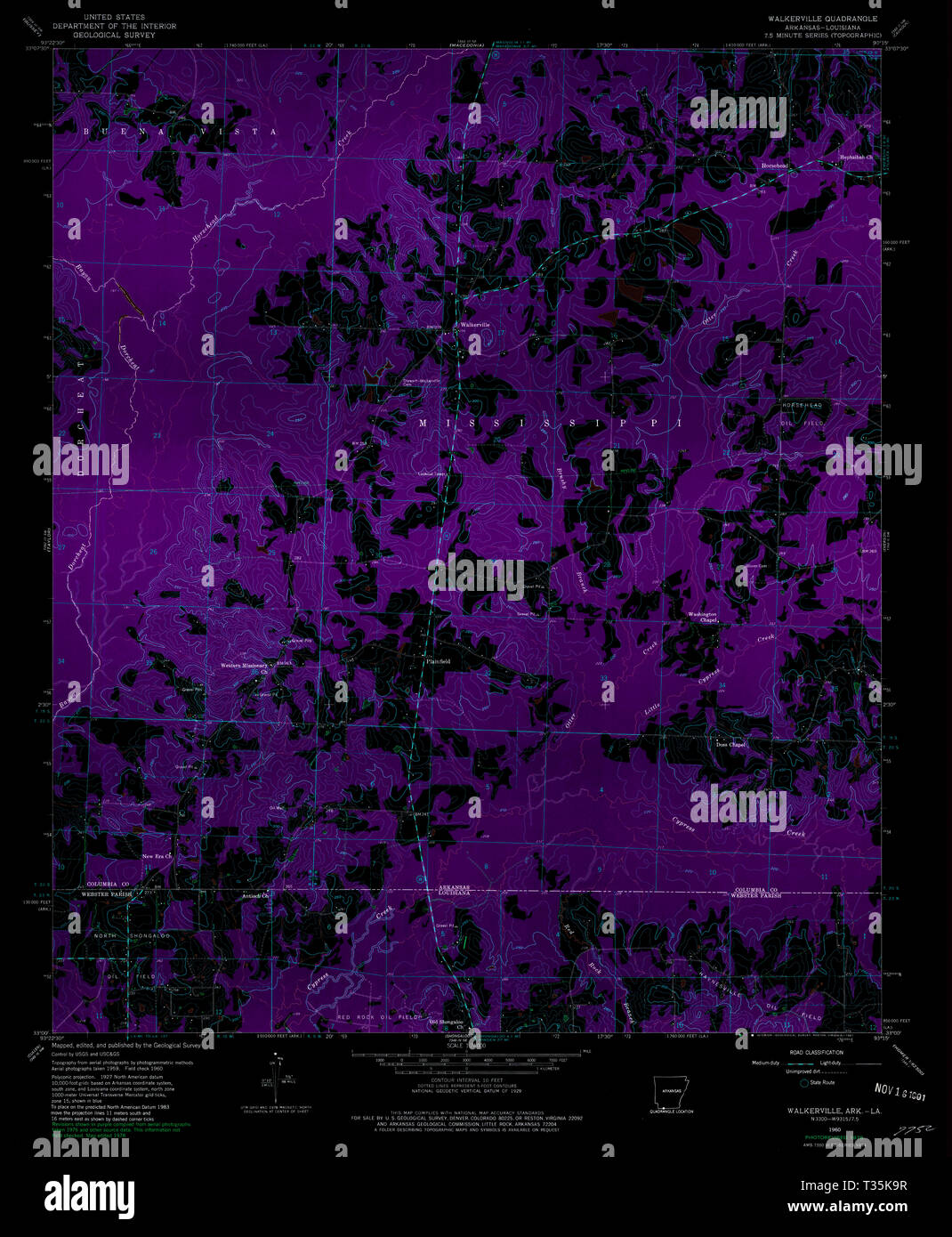 Map of walkerville hi-res stock photography and images - Alamy