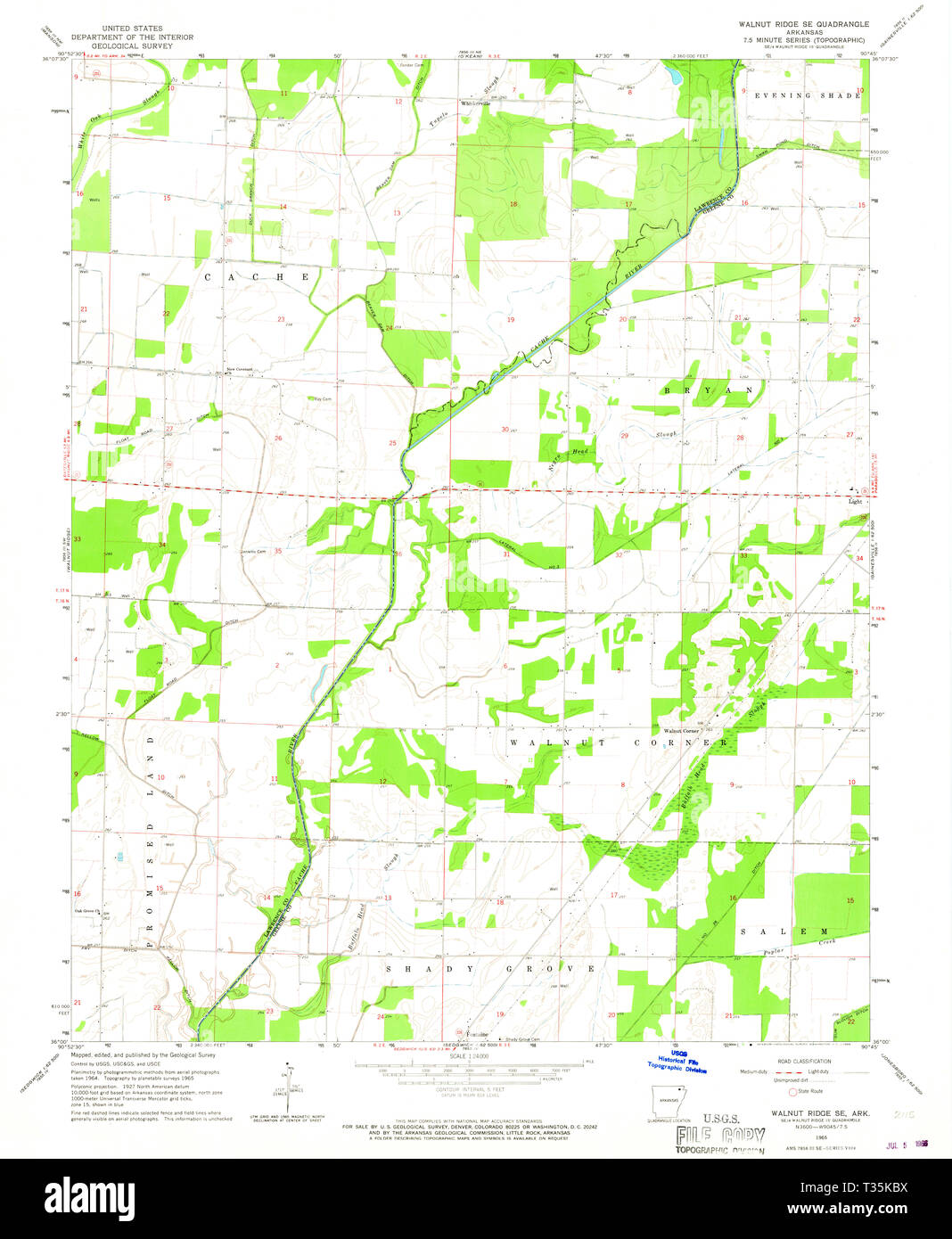 Map of walnut ridge hi-res stock photography and images - Alamy