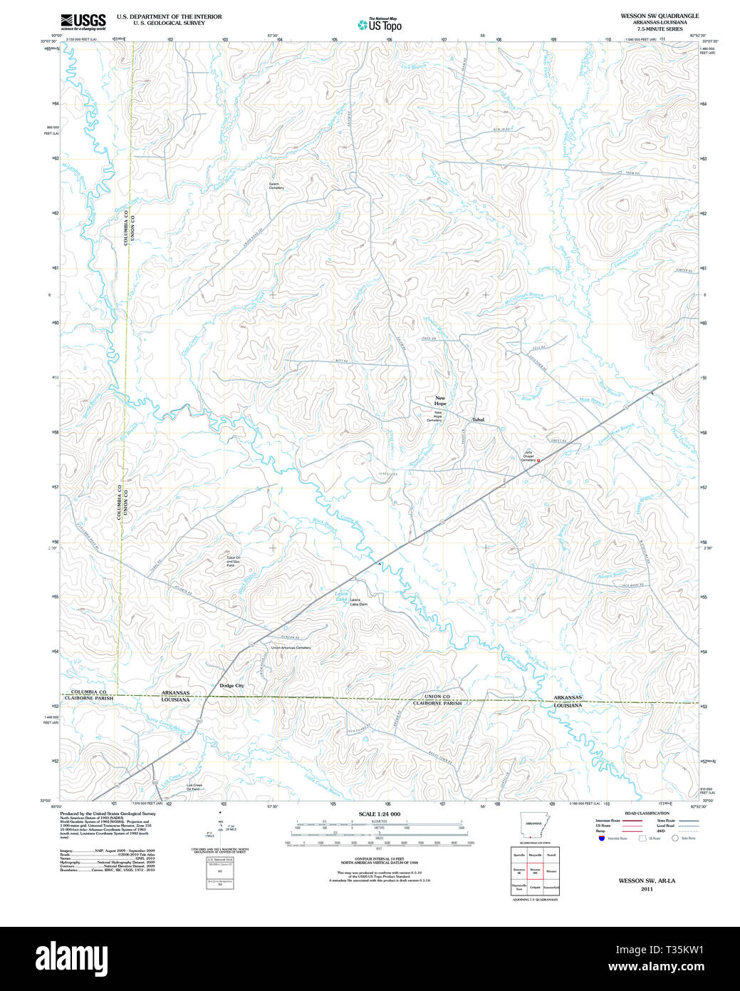 Wesson map hi-res stock photography and images - Alamy