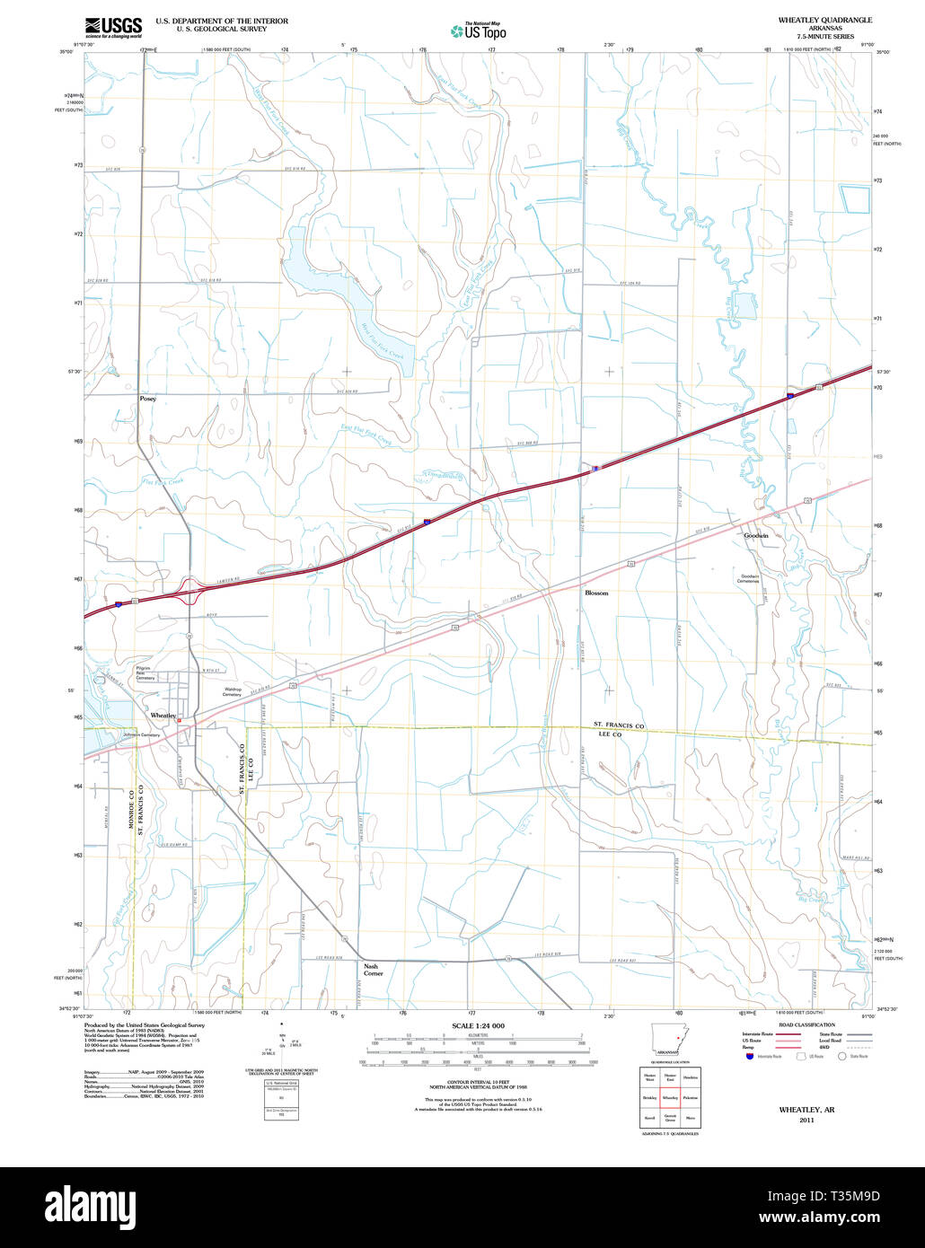 Map of wheatley hi-res stock photography and images - Alamy