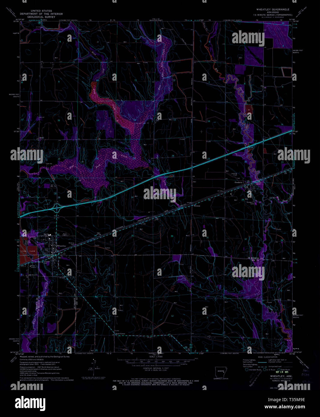 Map of wheatley hi-res stock photography and images - Alamy