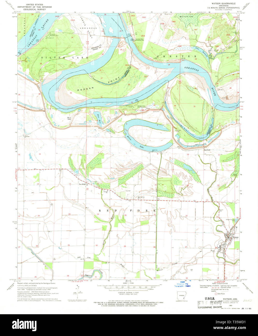 Watson arkansas map Cut Out Stock Images & Pictures - Alamy