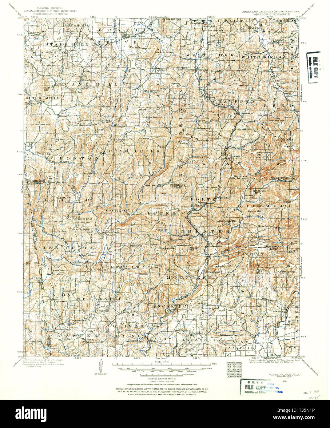 Winslow map hi-res stock photography and images - Alamy