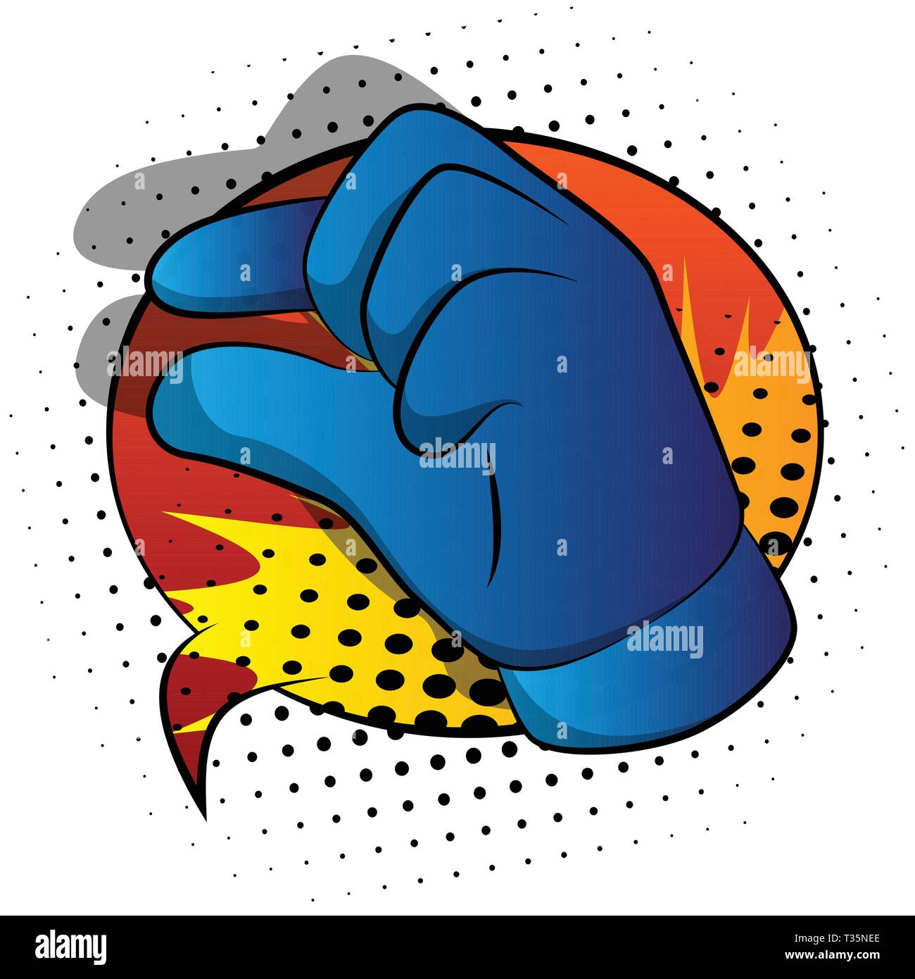 Vector cartoon hand gesturing a small amount. Illustrated hand sign on ...