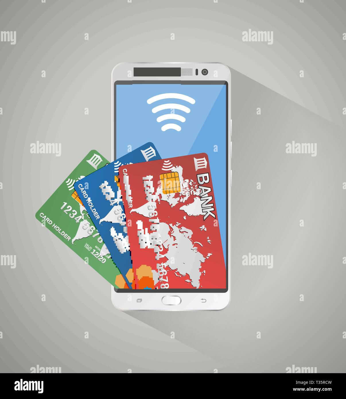 Internet bank e banking client Stock Vector Images - Alamy