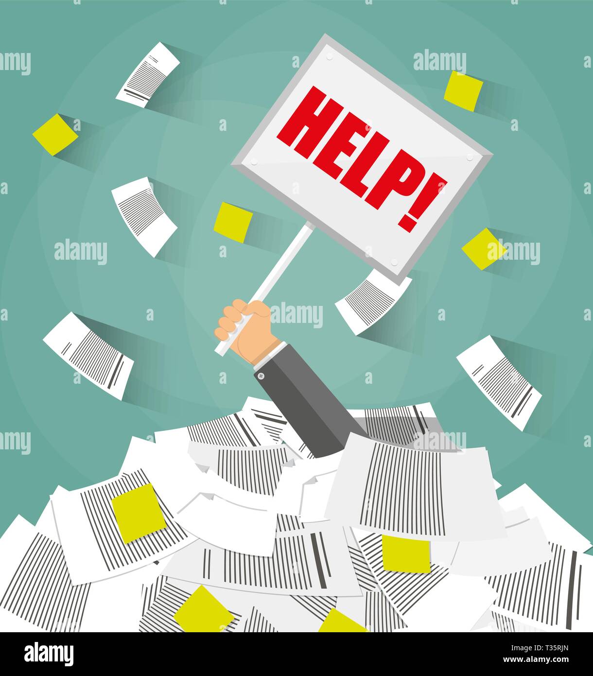 Piles Of Paperwork Clipart School