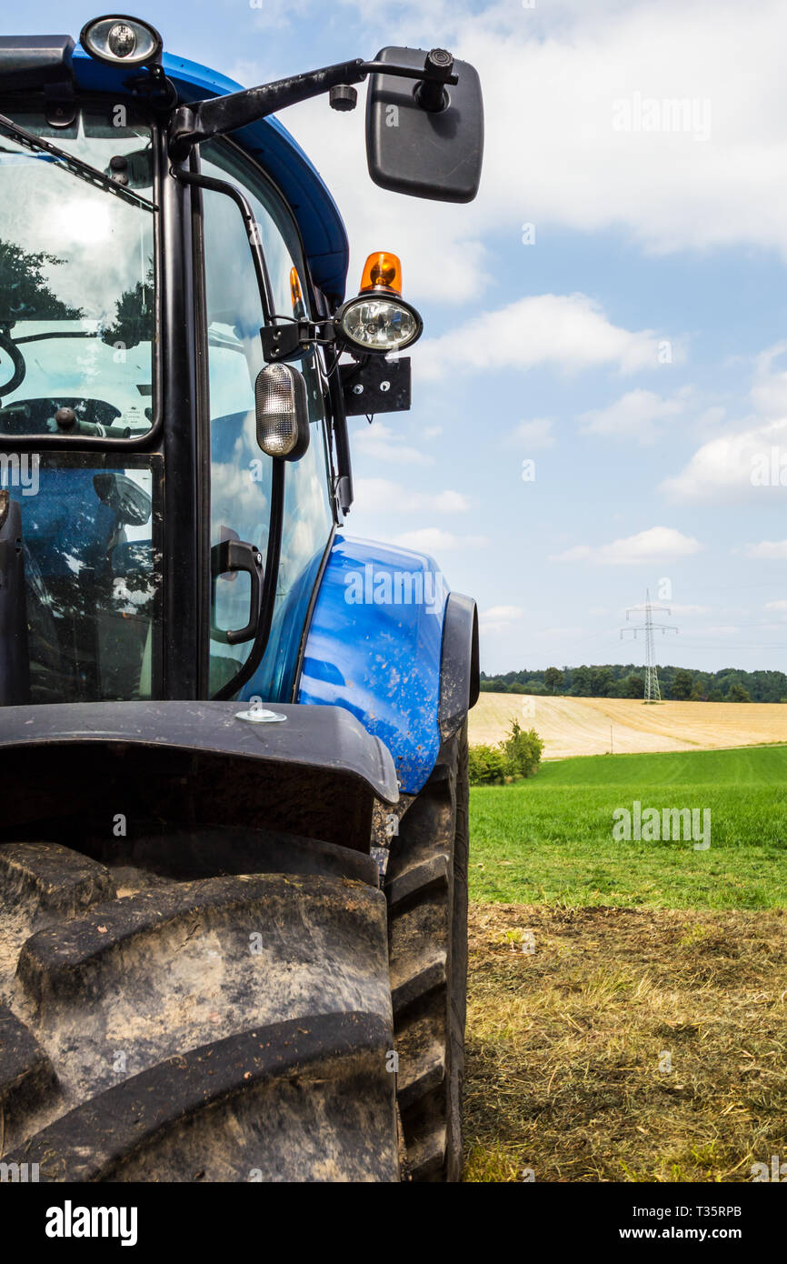 Tractor from behind Stock Photo - Alamy
