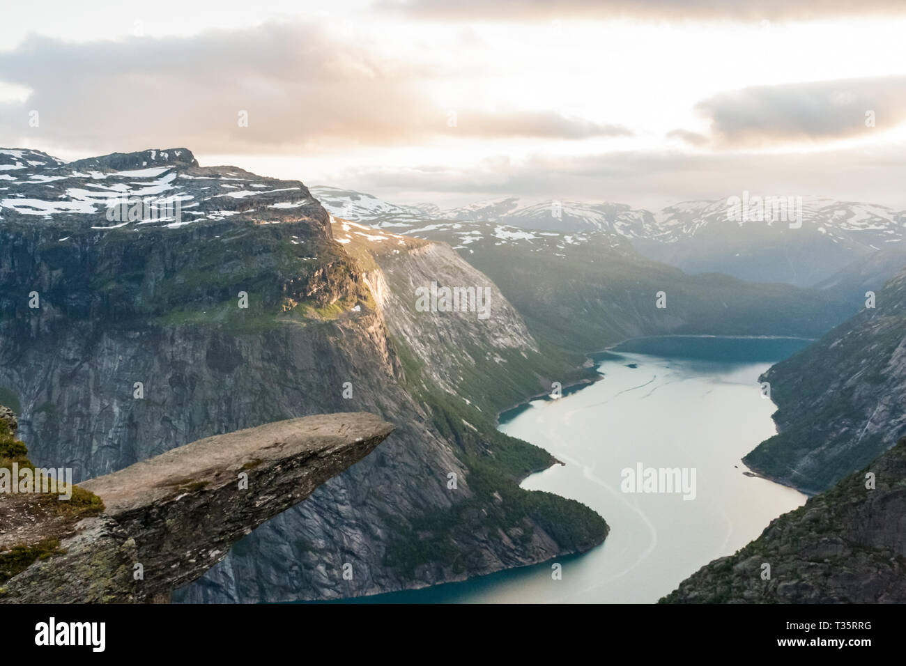 Trolltunga in Norway Stock Photo - Alamy