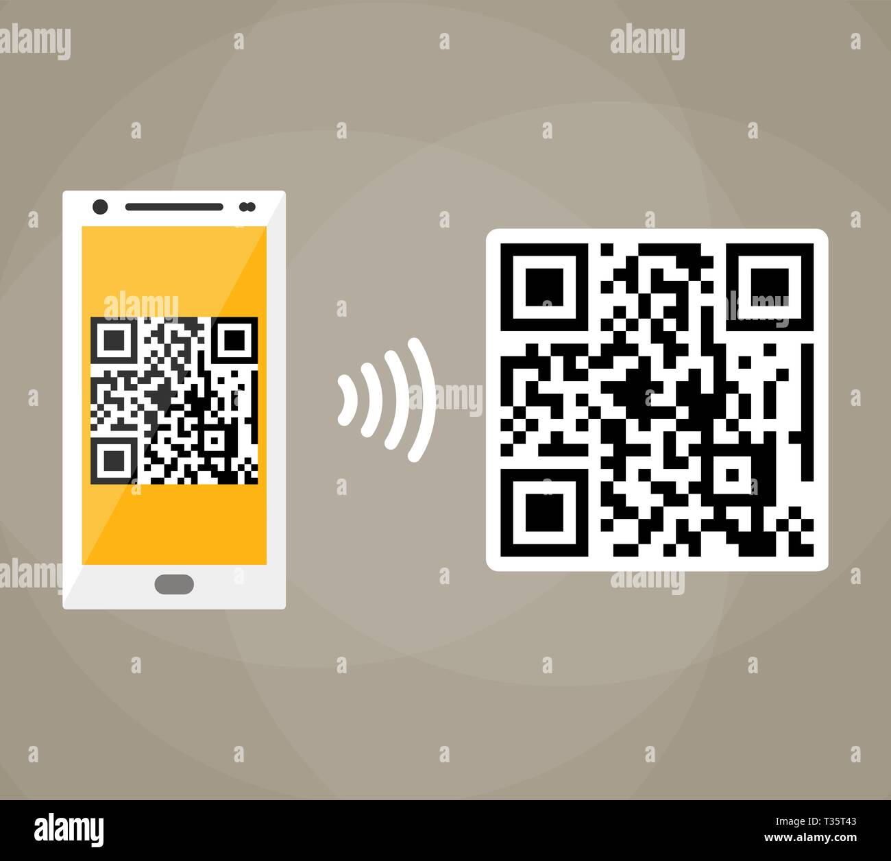 Qr Code Scanning By Mobile Phone Capture Qr Code On Mobile Phone Symbol Scanning Qr Code