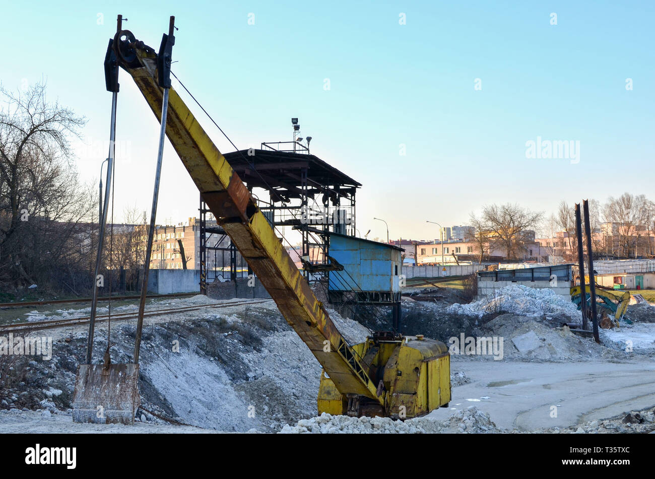Backhoe loader vintage hi-res stock photography and images - Alamy