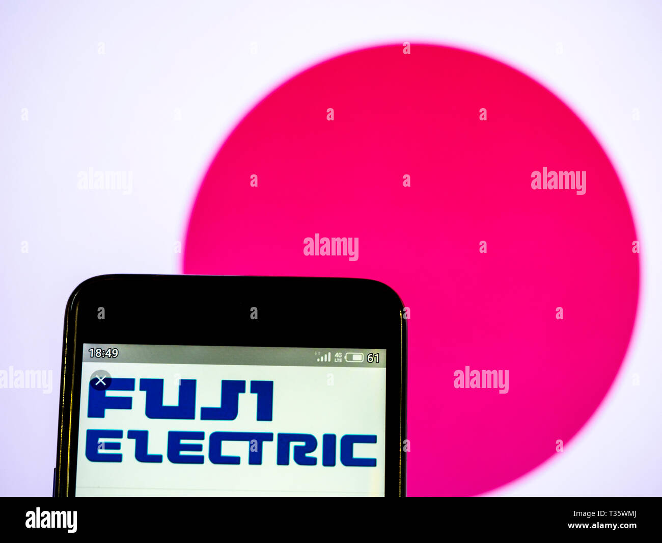 Fuji electric logo hi-res stock photography and images - Alamy