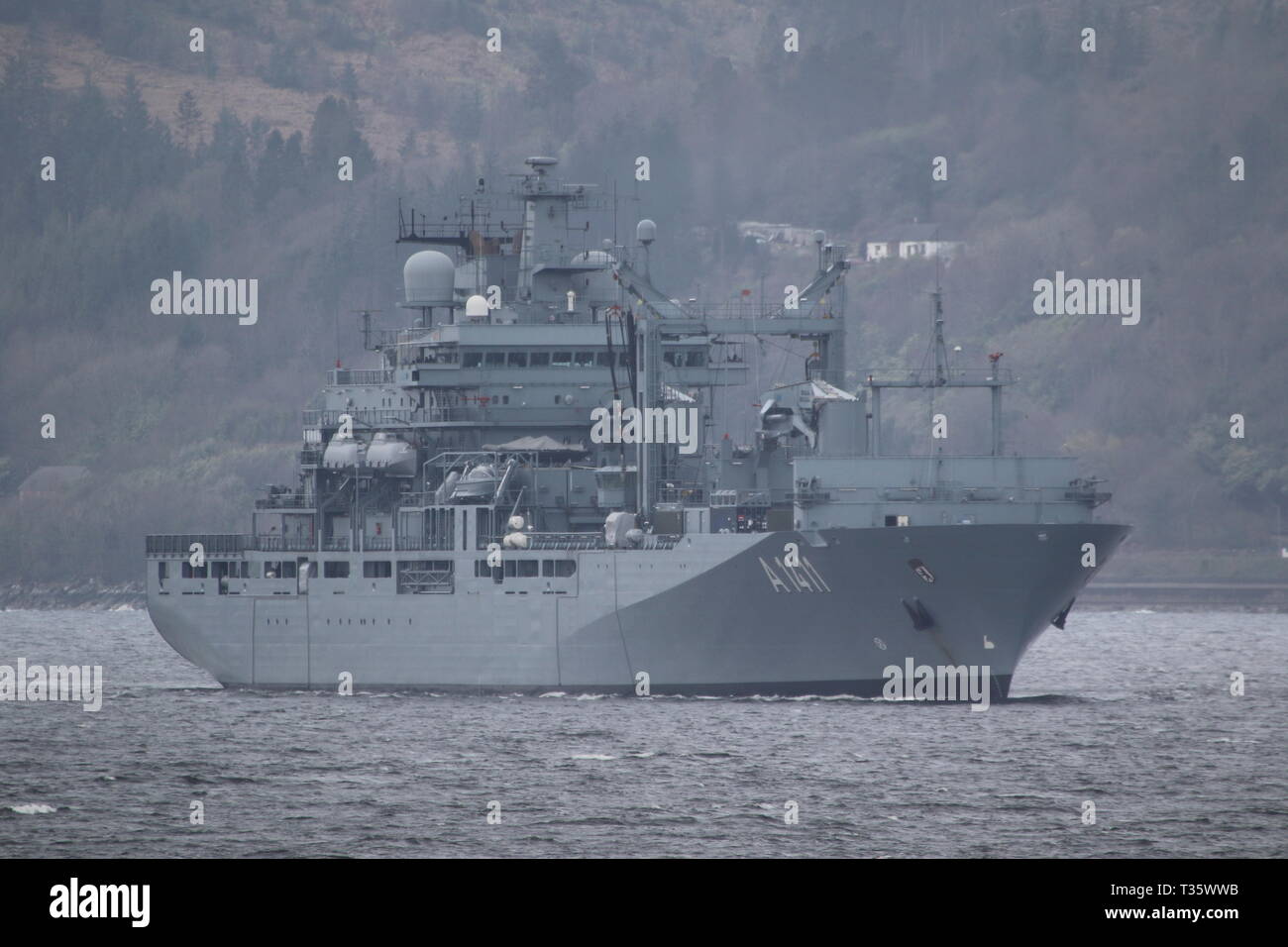 FGS Berlin (A1411), a Berlin-class replenishment oiler operated by the ...