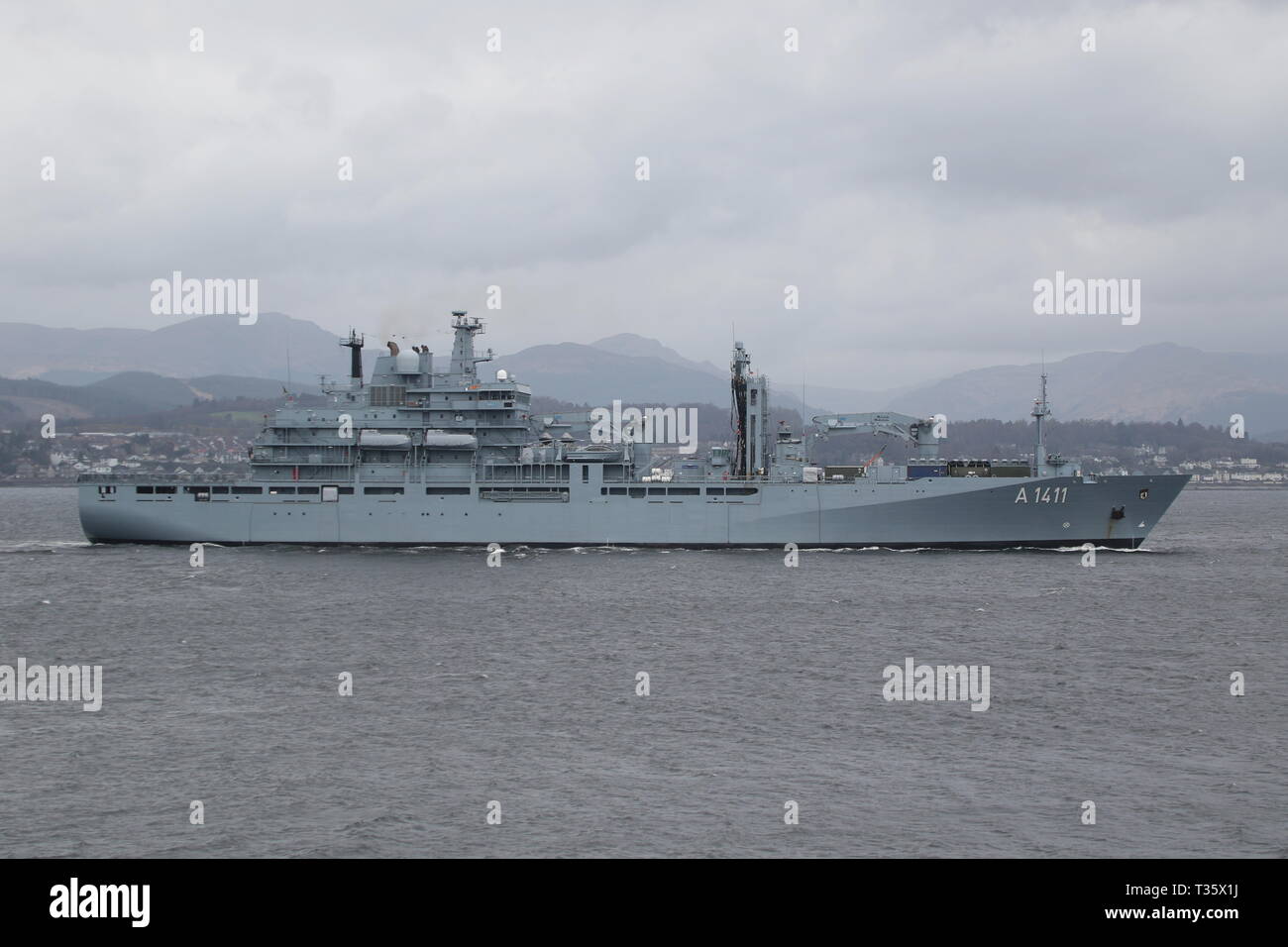 FGS Berlin (A1411), a Berlin-class replenishment oiler operated by the ...