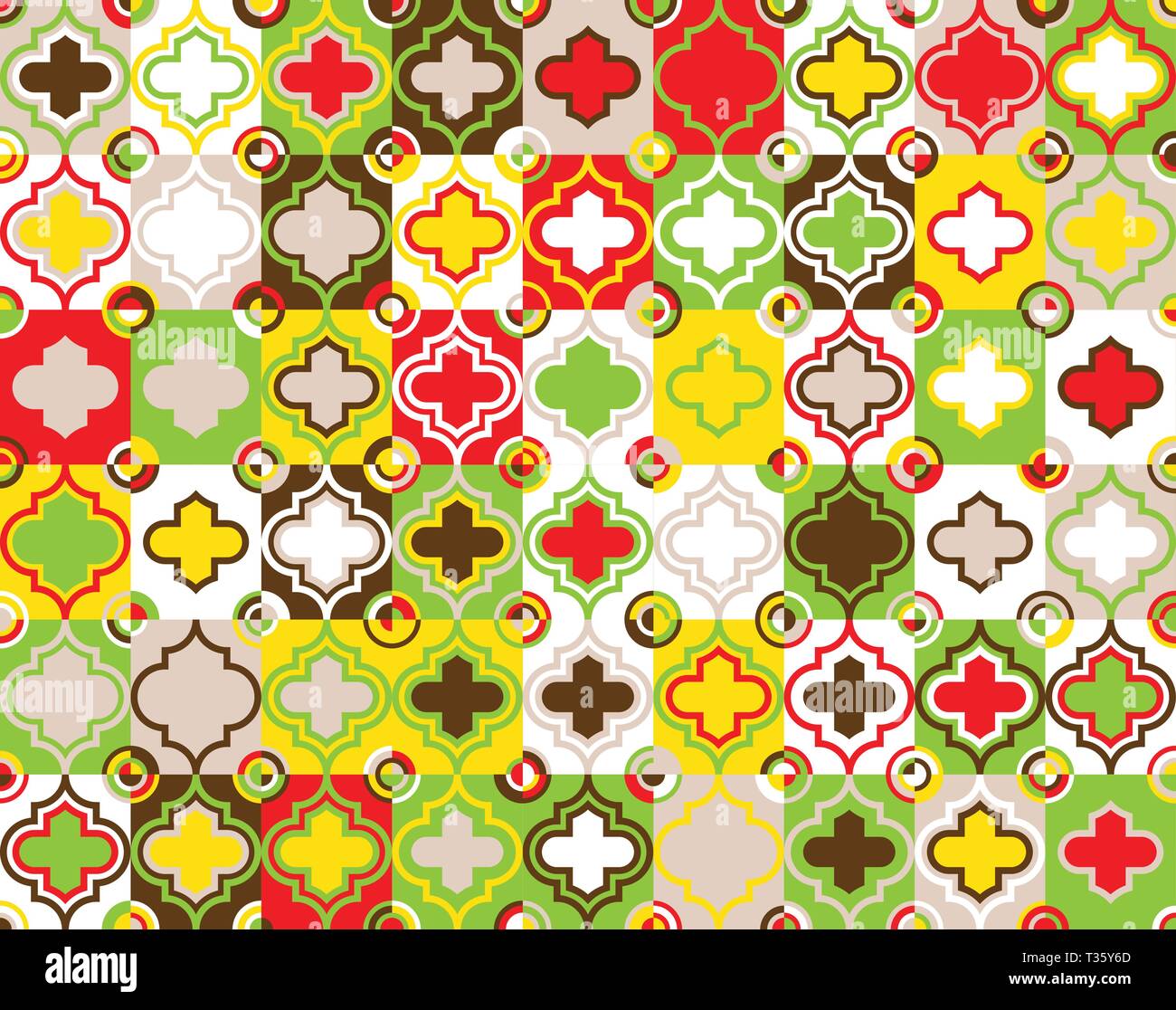 Moroccan Trellis Pattern Stock Vector Images - Alamy