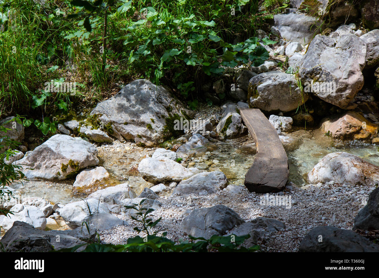 Rinka Falls is a waterfall in the Logar Valley, northern Slovenia Stock ...