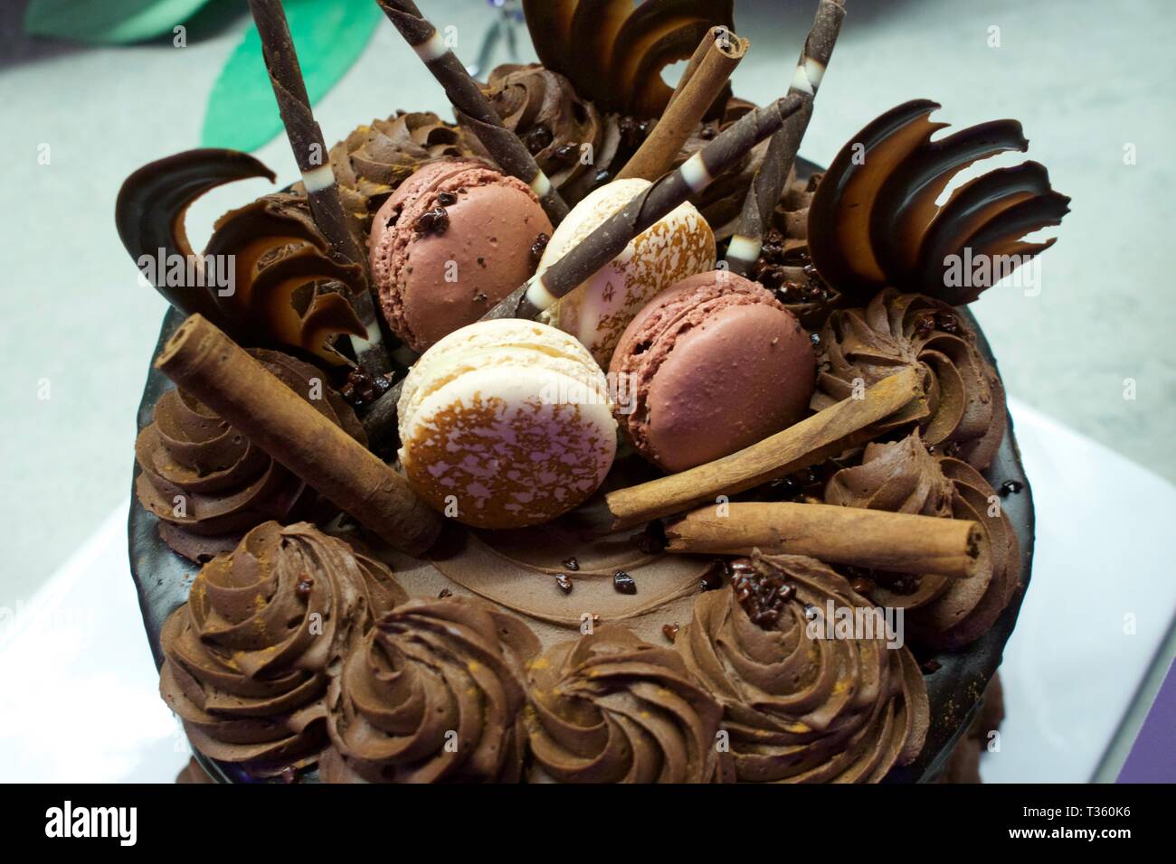 Decadently Styled Cakes Stock Photo - Alamy
