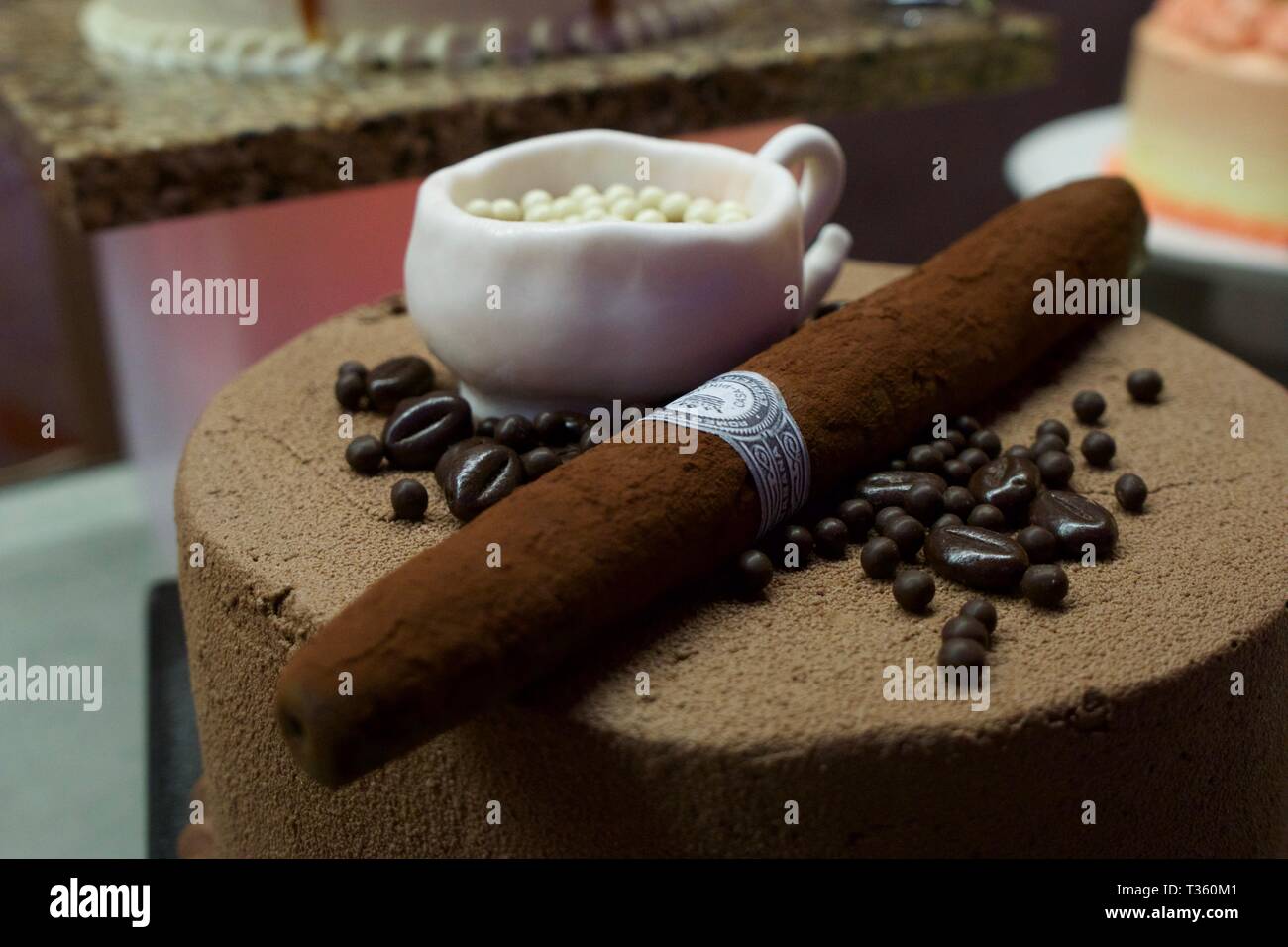 Decadently Styled Cakes Stock Photo - Alamy