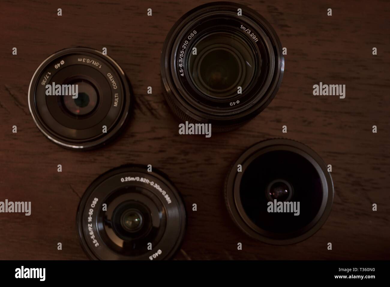 Manual focus lenses hi-res stock photography and images - Alamy