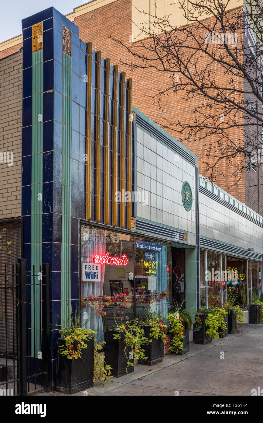 Exterior of Big Chicks and Tweet restaurants in the Uptown neighborhood ...