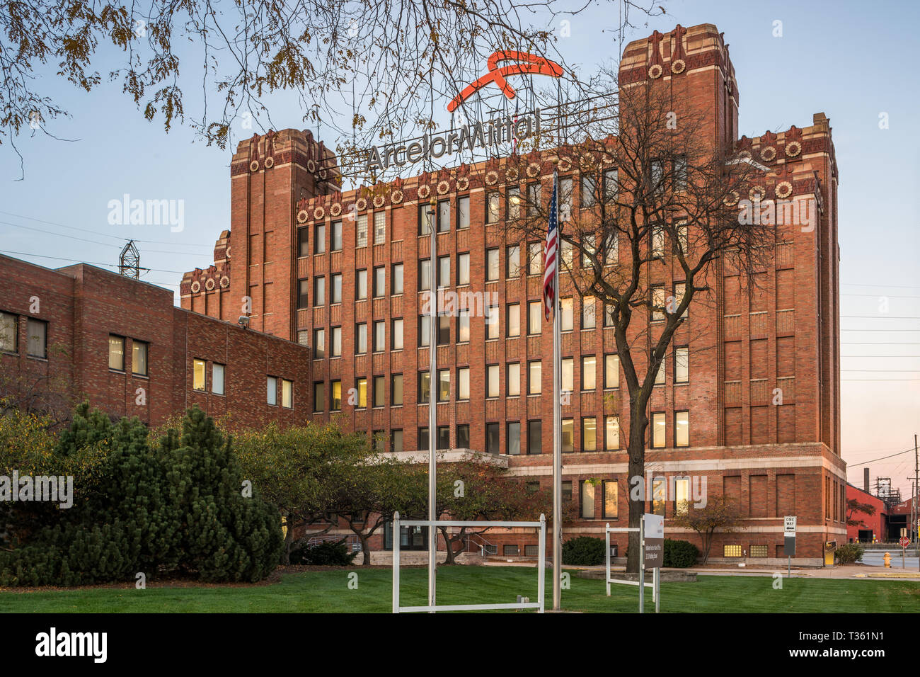 Inland Steel Building in East Chicago now owned by Arcelor Mittal Stock ...