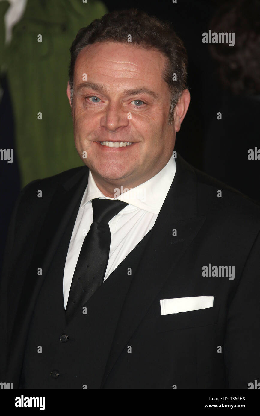 John thomson attending the world premiere of grimsby hi-res stock ...