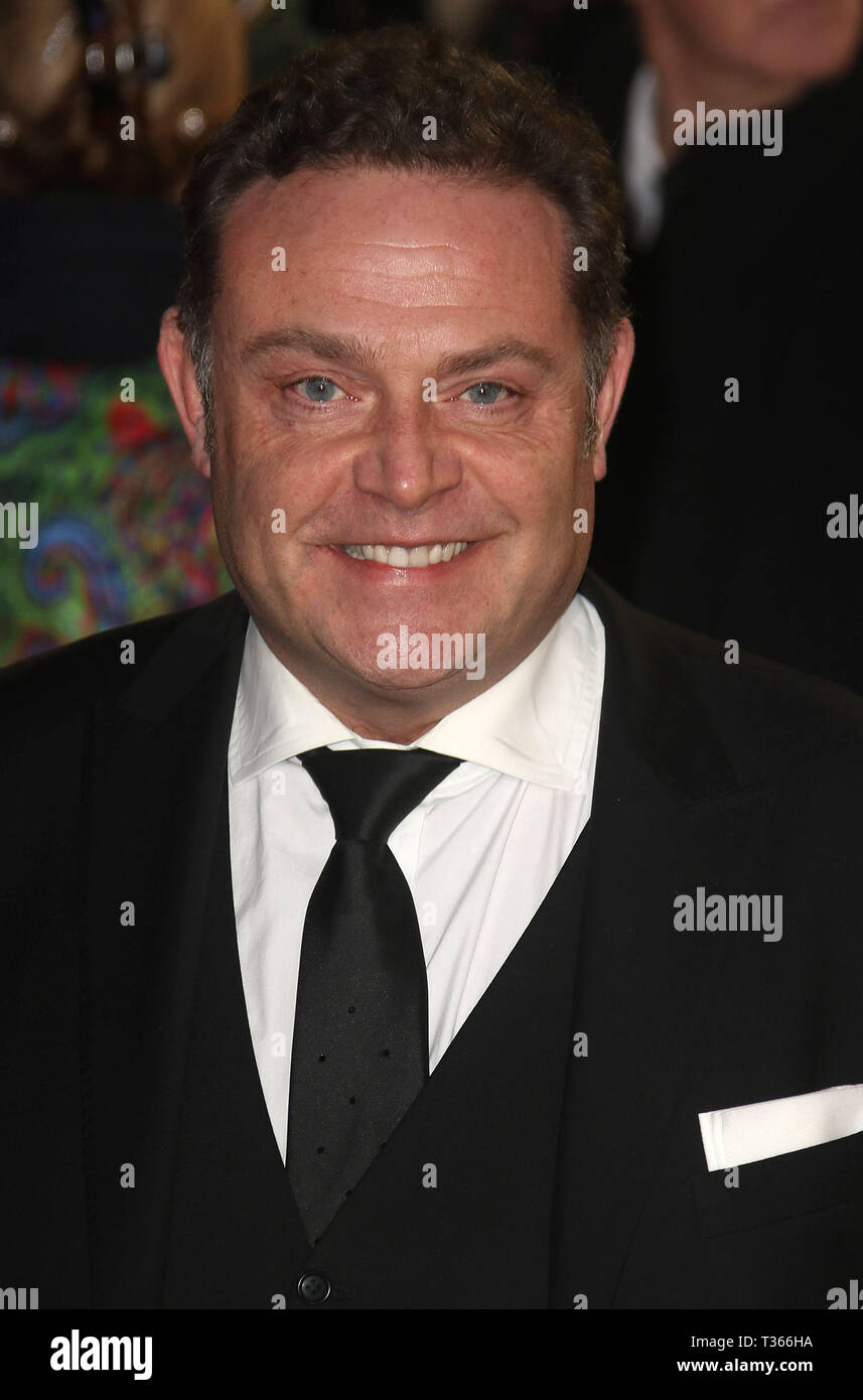 John thomson attending the world premiere of grimsby hi-res stock ...