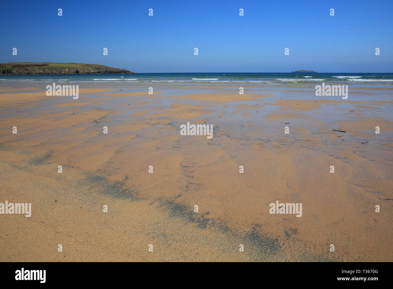 Harlyn Bay, North Cornwall, England, UK Stock Photo - Alamy