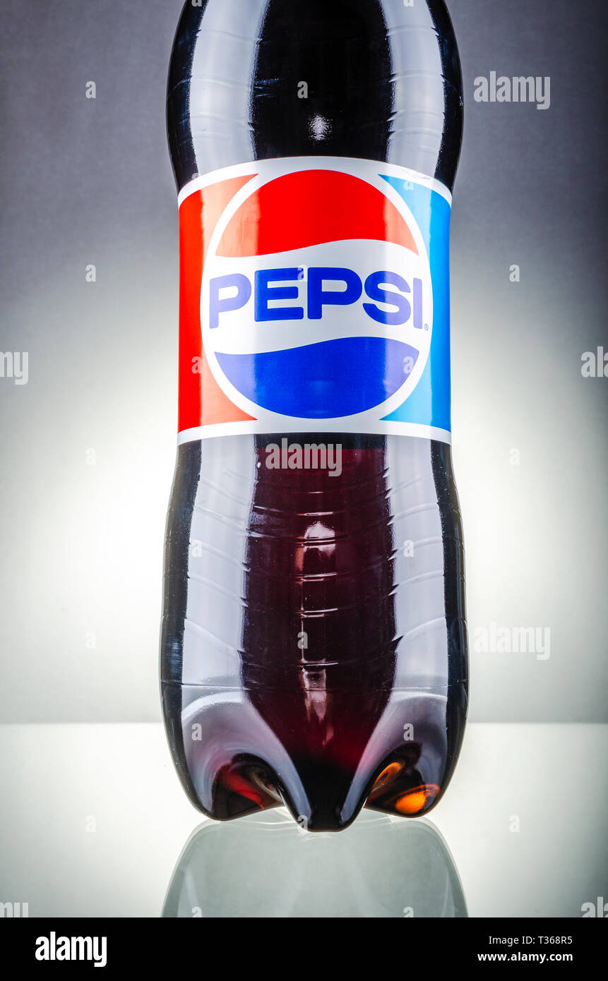 Pepsi drink isolated on gradient background Stock Photo - Alamy