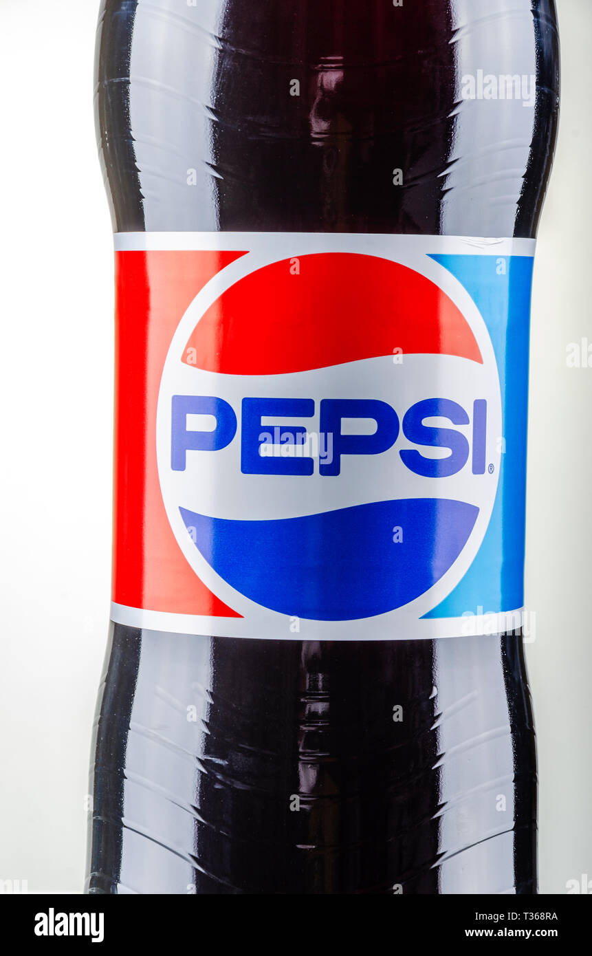 Pepsi drink isolated on gradient background Stock Photo - Alamy