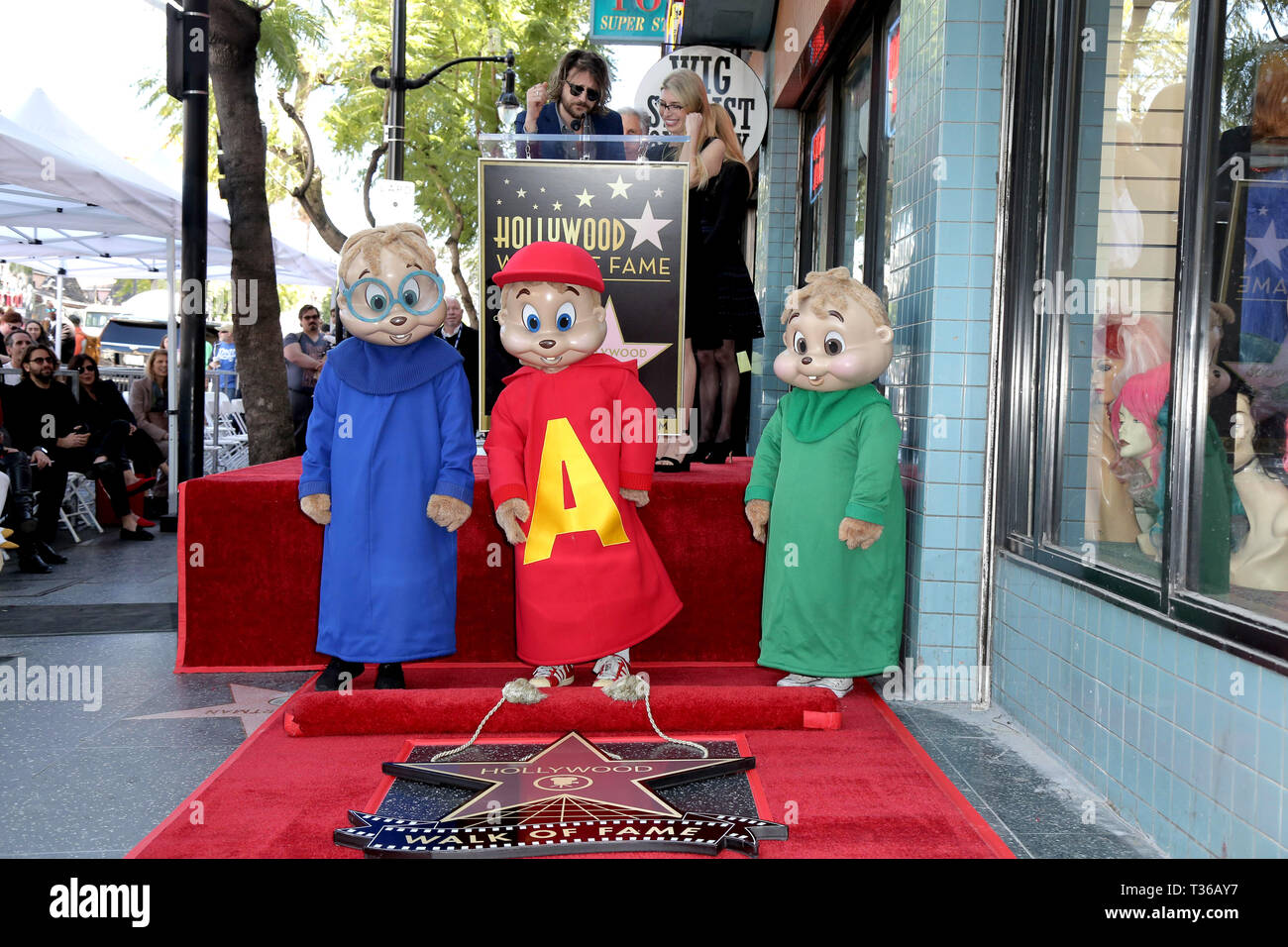 Alvin the chipmunks hollywood star hi-res stock photography and images ...