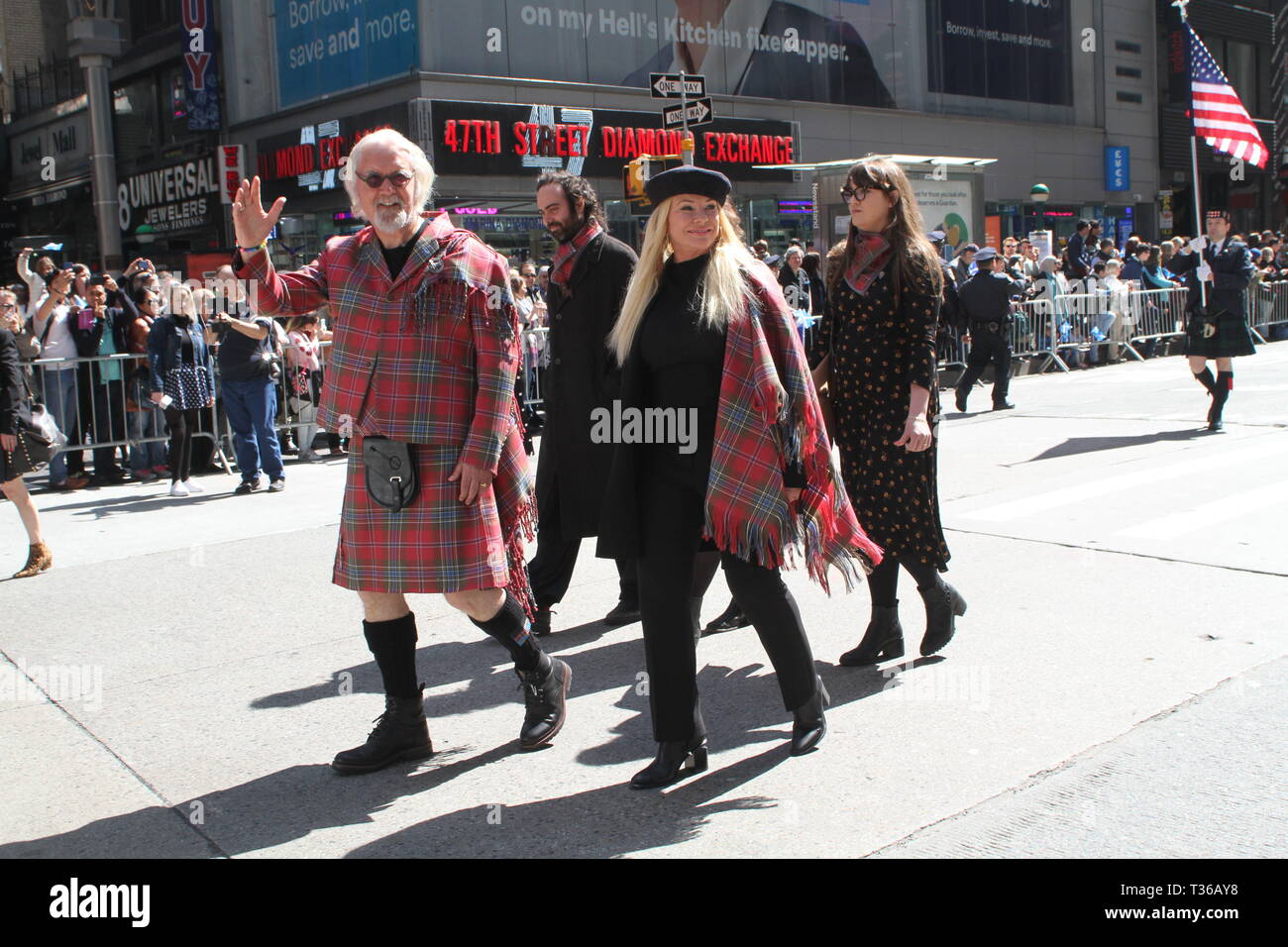 April 6, 2019 - New York, New York, U.S. - (New York) Tartan Day Parade ...