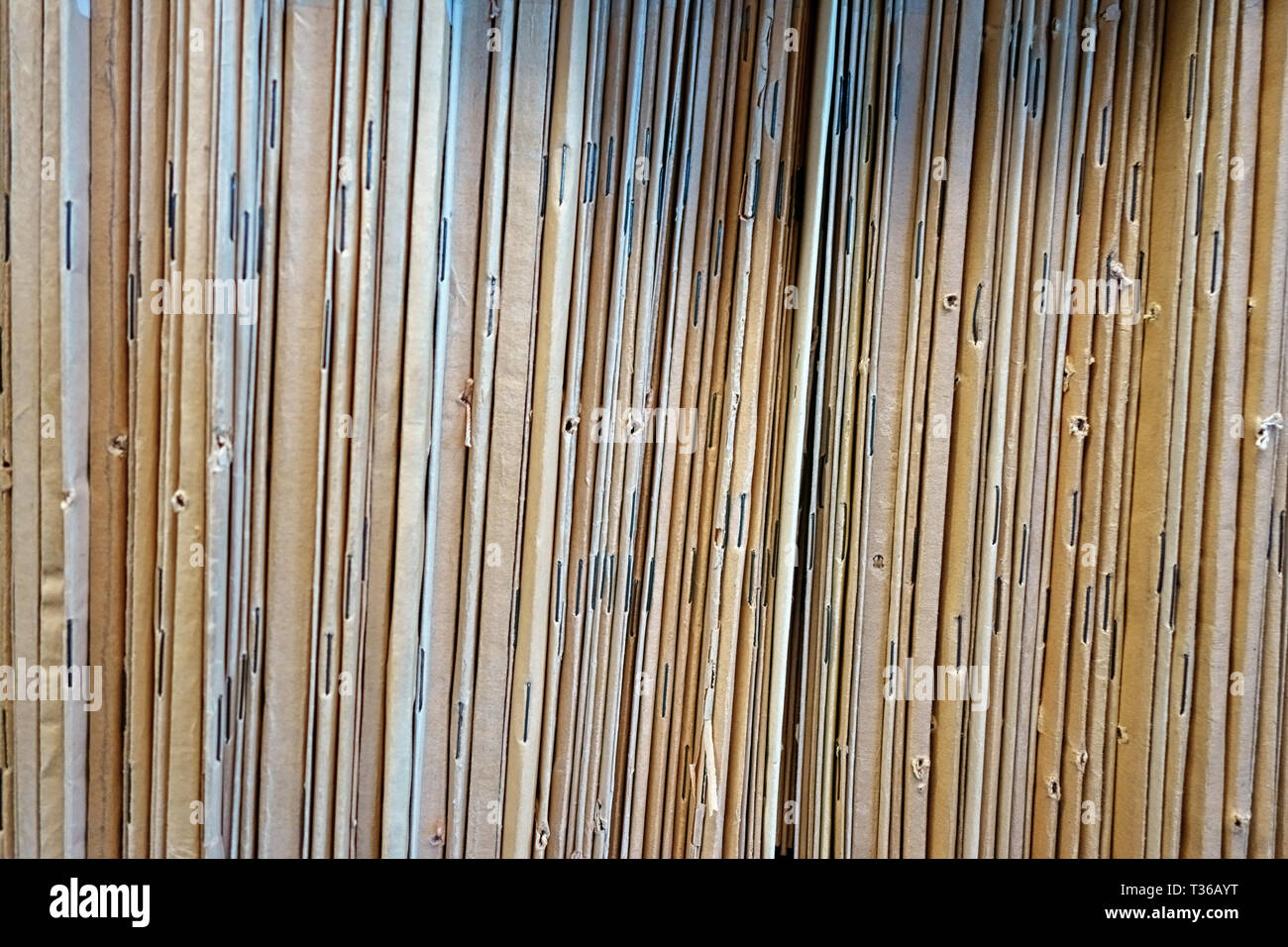 A stack of pamphlets in the library Stock Photo - Alamy