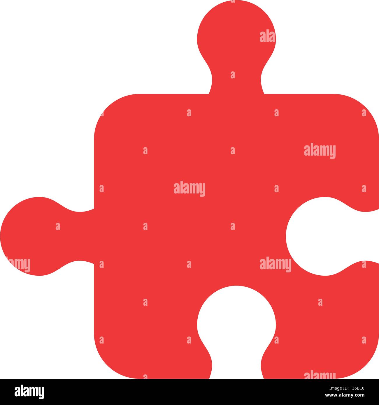 puzzle piece symbol isolated Stock Vector Image & Art - Alamy