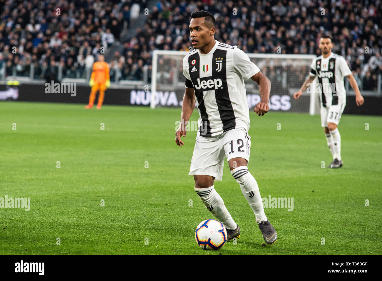 Alex Sandro of Juventus during the Football Match: Juventus FC vs AC ...