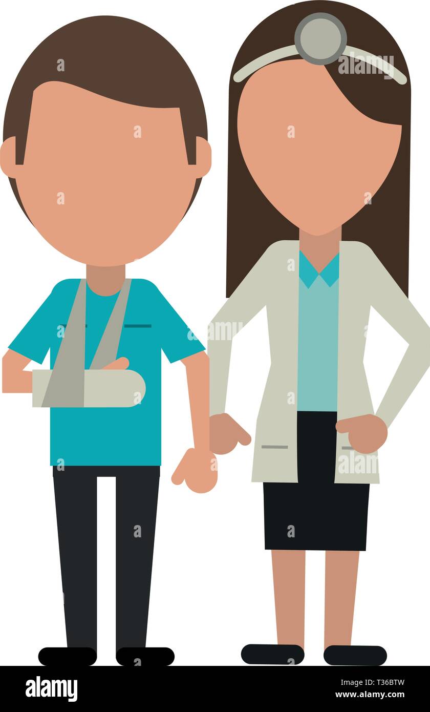 Medical teamwork avatar Stock Vector Image & Art - Alamy