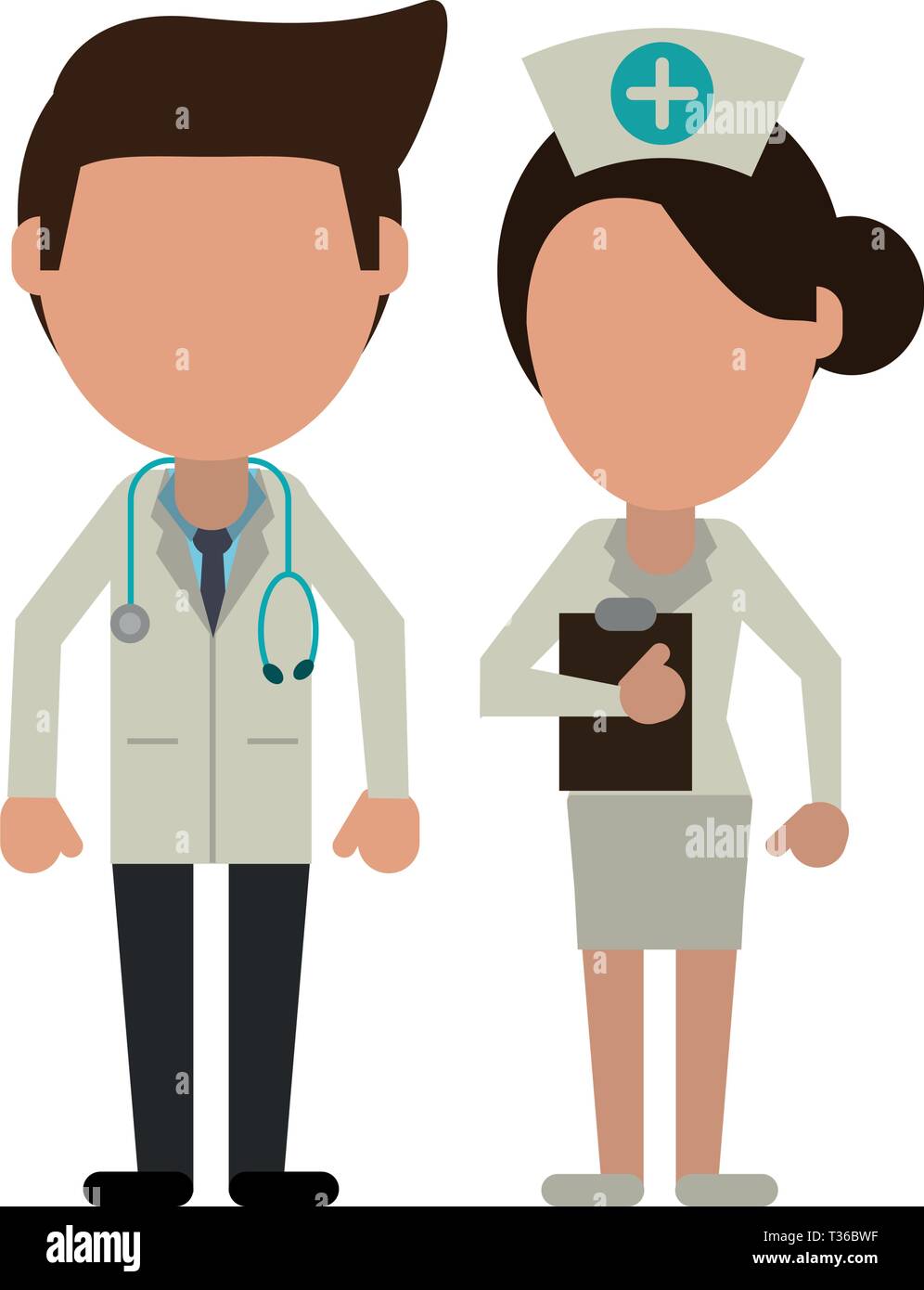 Medical teamwork avatar Stock Vector Image & Art - Alamy