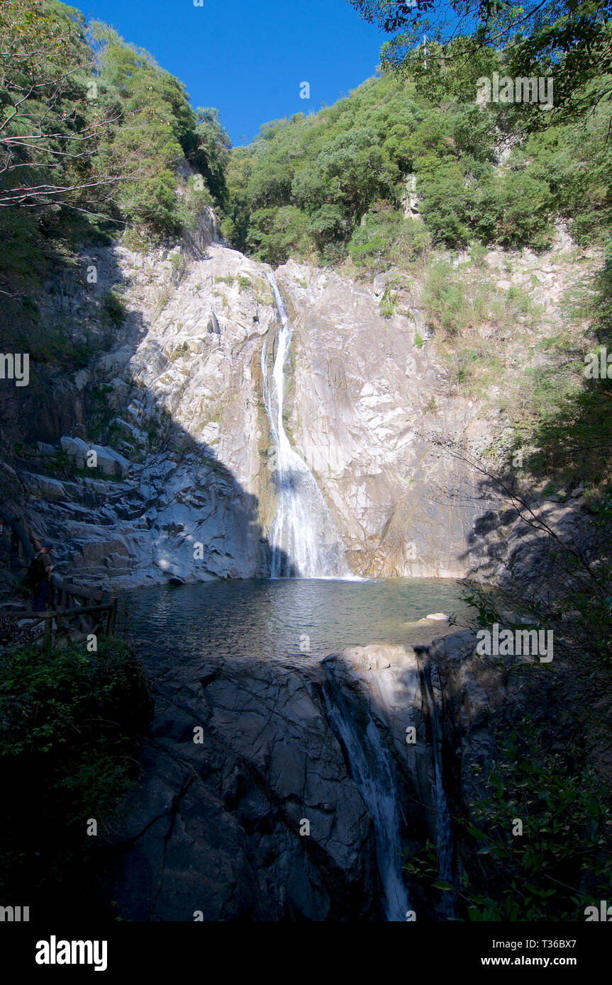 Picture of the Nunobiki waterfall on the hike between Kobe and the ...