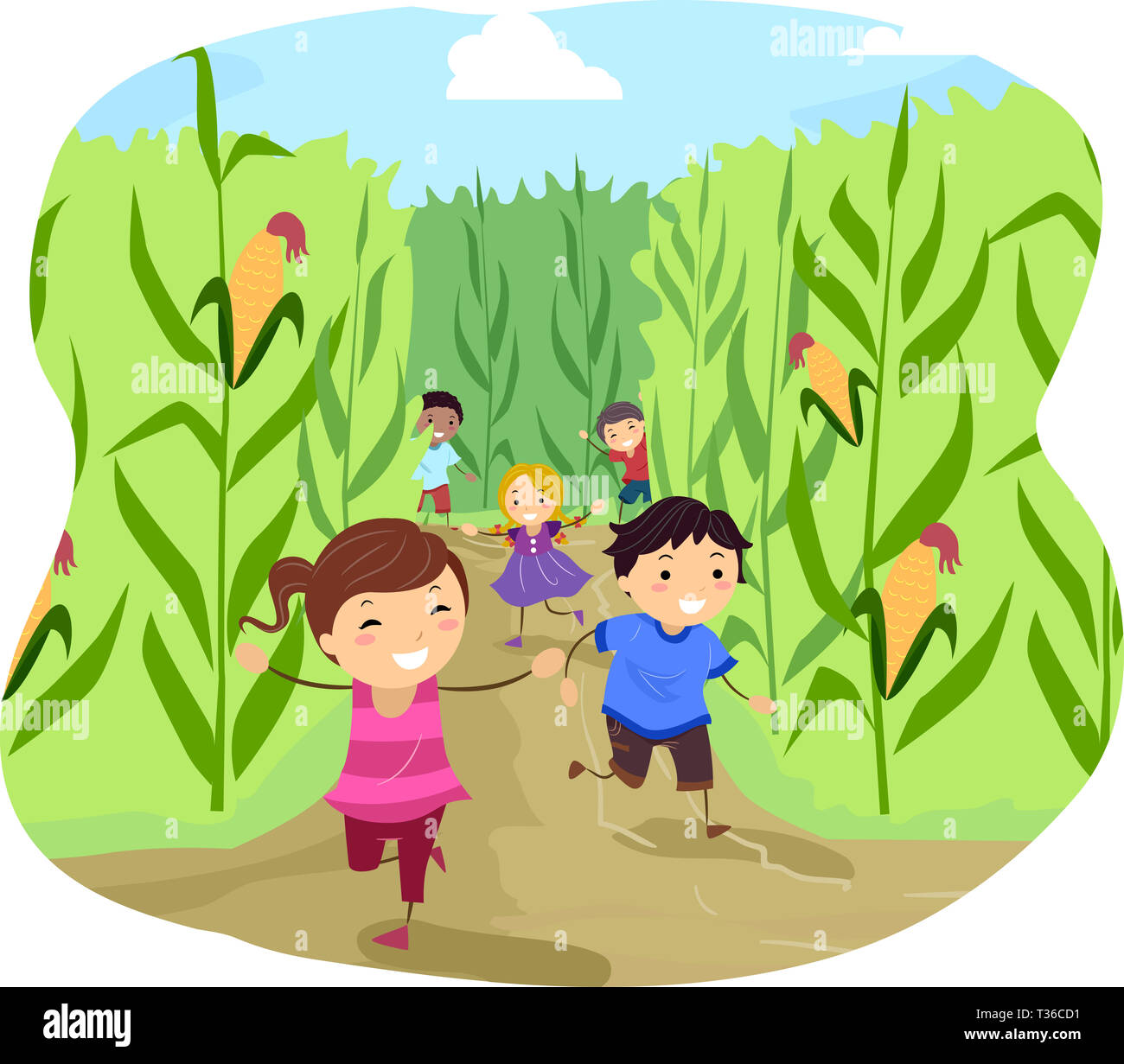 Corn Fields Clipart