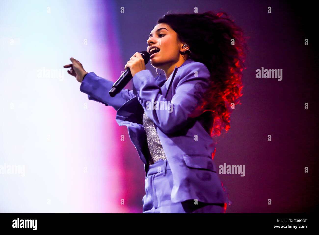 Casalecchio Di Reno, Italy. 23rd Mar, 2019. The Canadian singer and ...