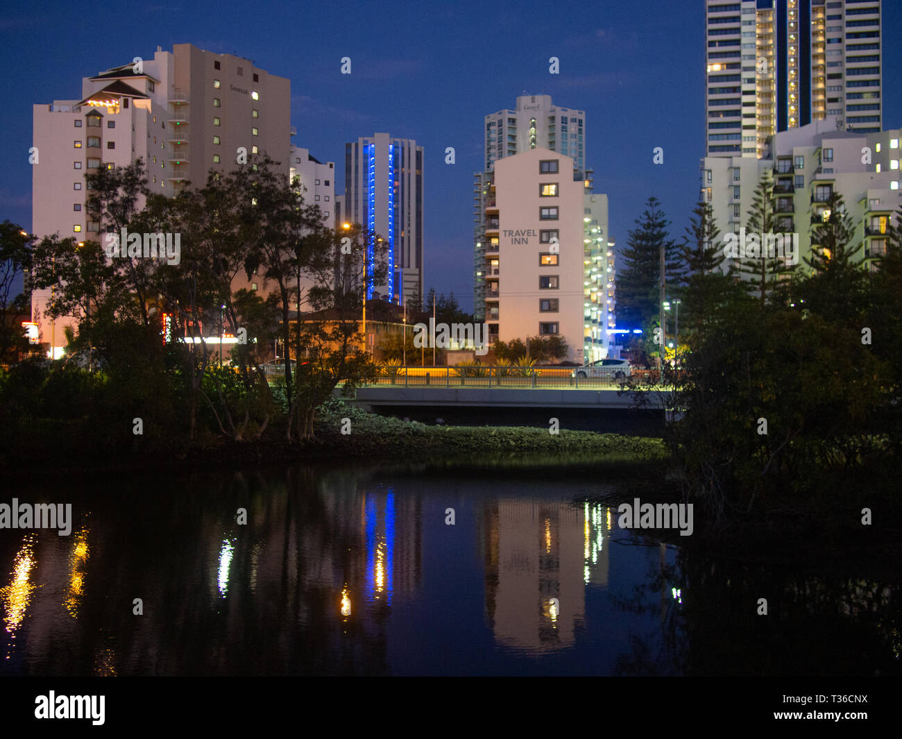 Apartment Buildings At Broadbeach On The Gold Coast Stock Photo - Alamy