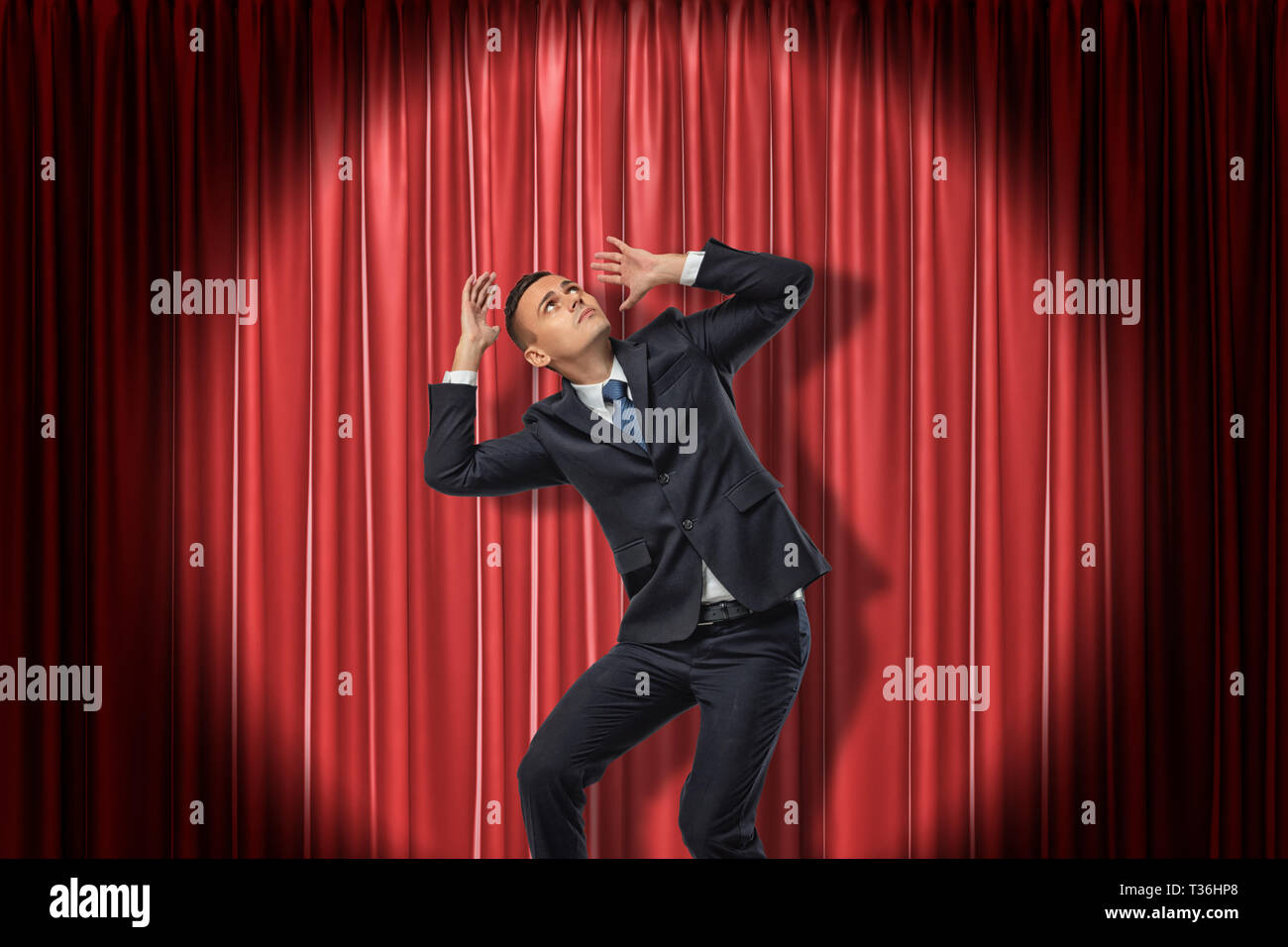 Nervous stage hi-res stock photography and images - Alamy