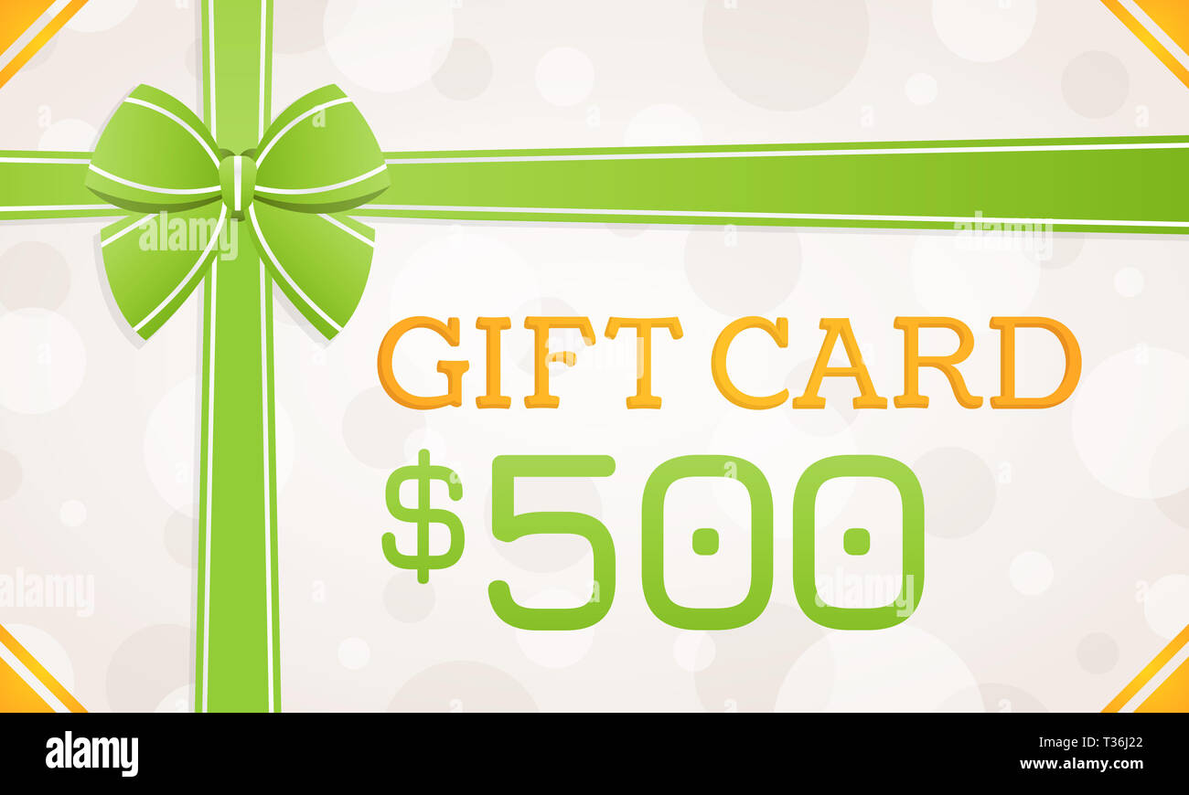 500 gift card hi-res stock photography and images - Alamy