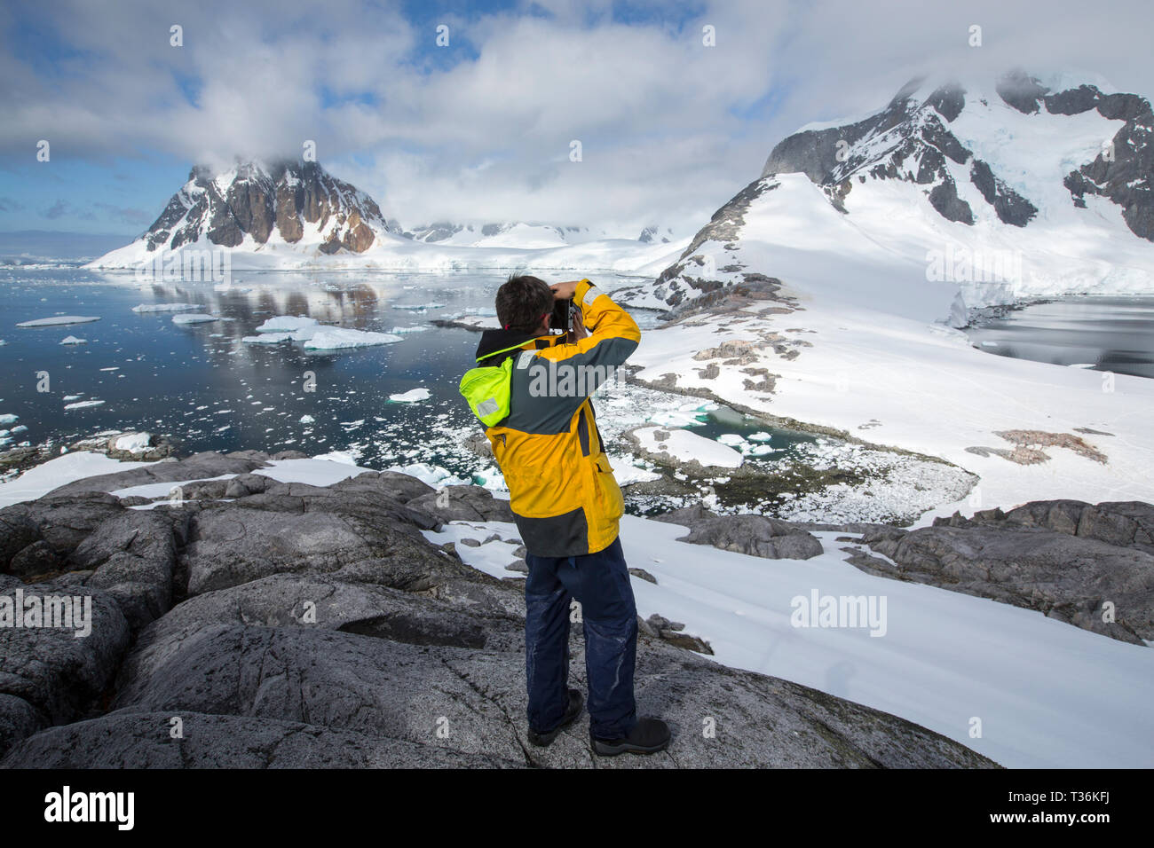 Port Charcot, Wilhelm Archipelago, Antarctic Peninsular with a guide ...