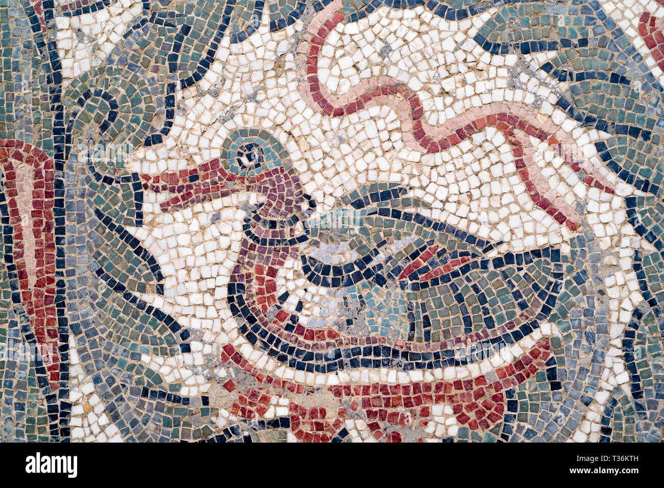Famous mosaics and mosiac art of animals by Ovoid Portico at Roman ...