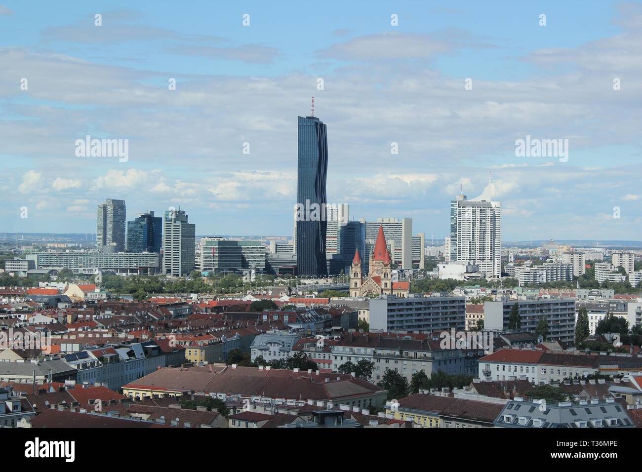Vienna skyline view hi-res stock photography and images - Alamy