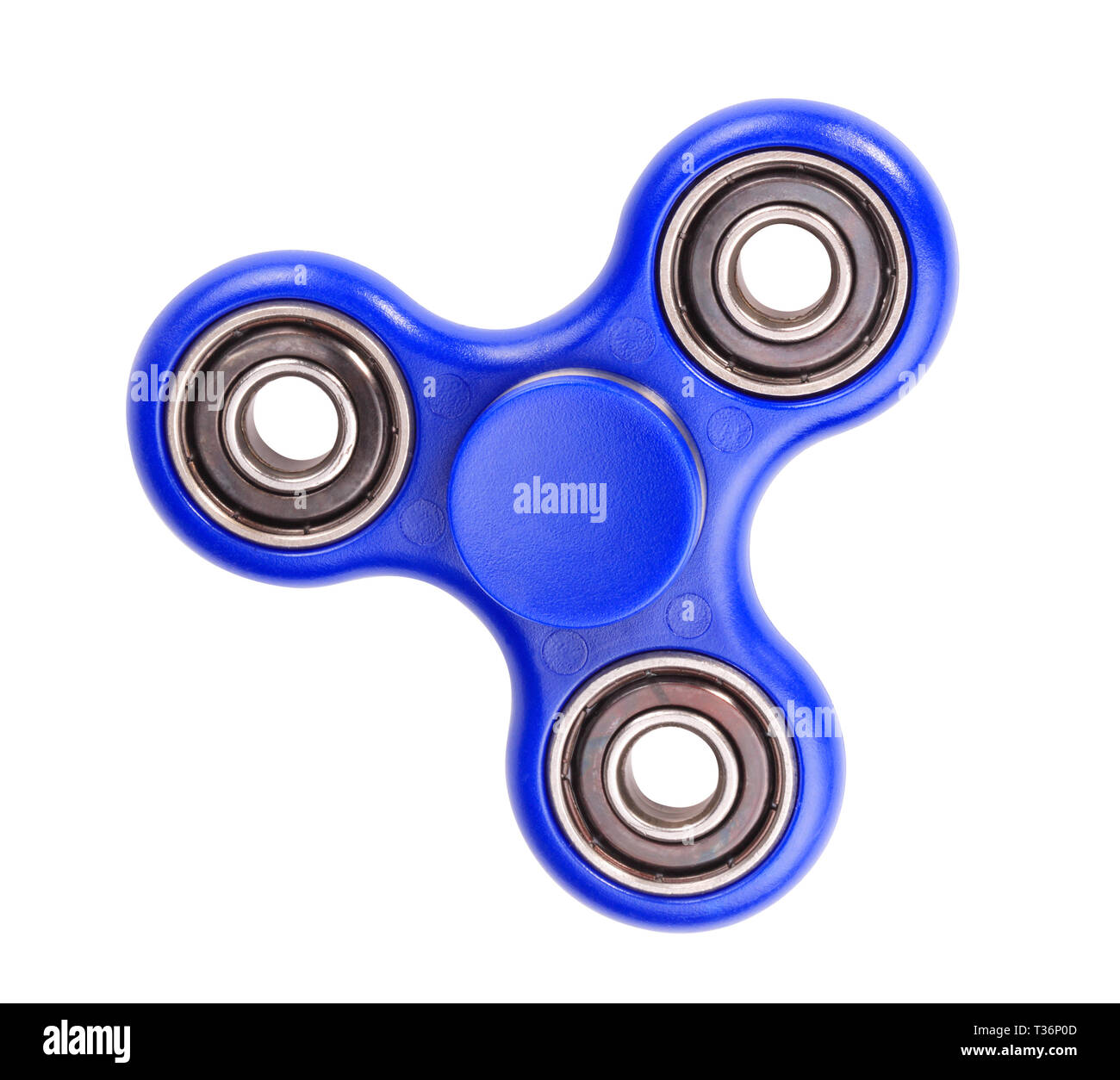 blue plastic toy isolated on white background at day Stock Photo - Alamy