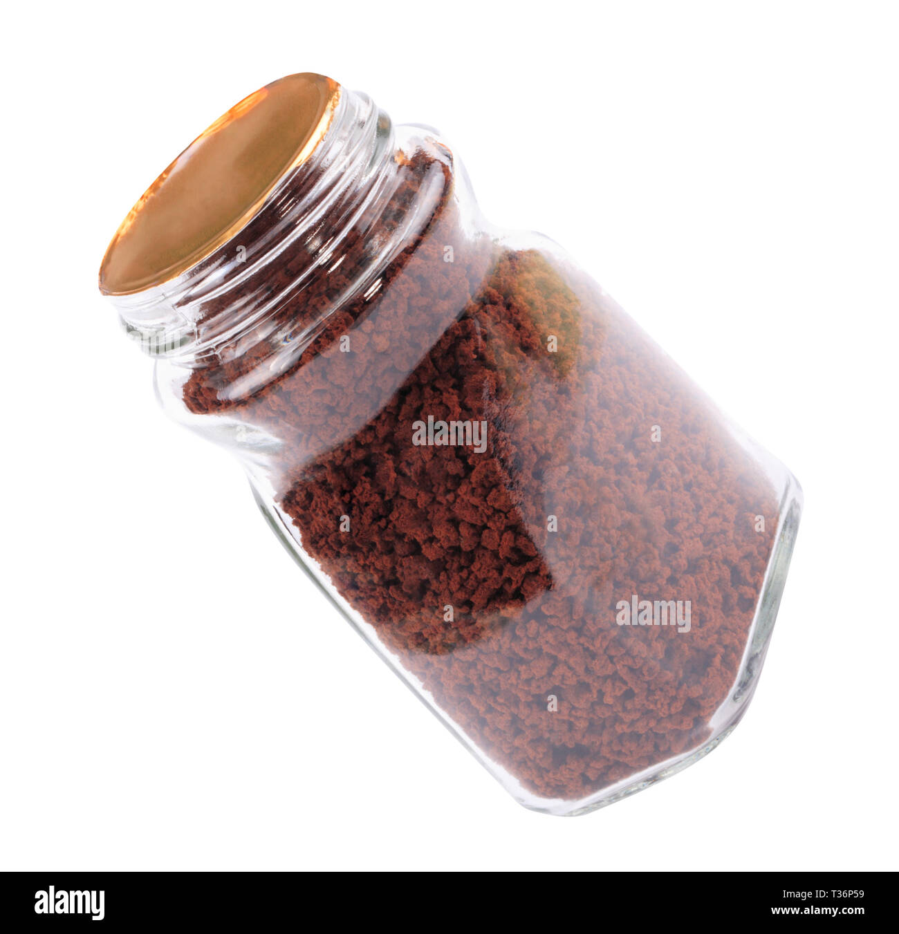 Jar of Instant Coffee Isolated Stock Photo - Alamy